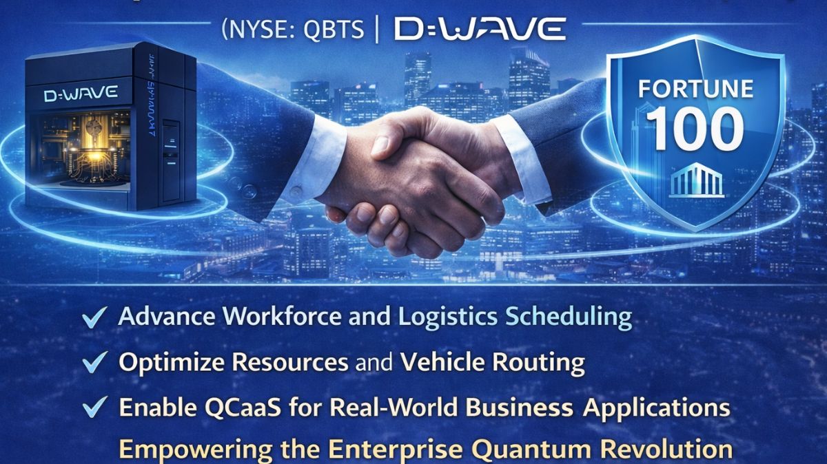 D-Wave Two-Year $10M QCaaS Contract with Fortune 100 Client
