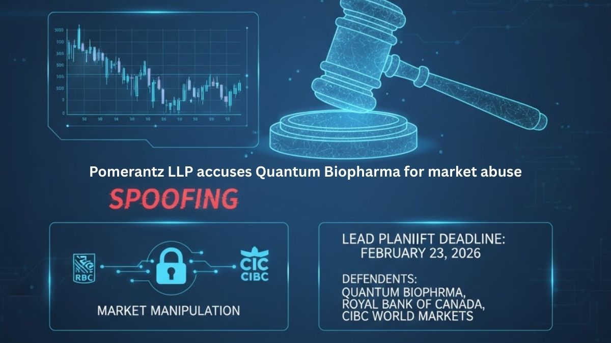 Pomerantz LLP accuses Quantum Biopharma for market abuse